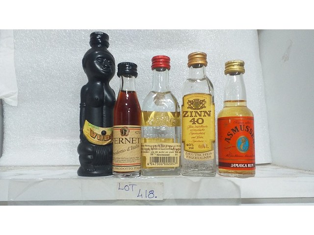 Unučići čokanji male flašice minibottle fraklić LOT.418