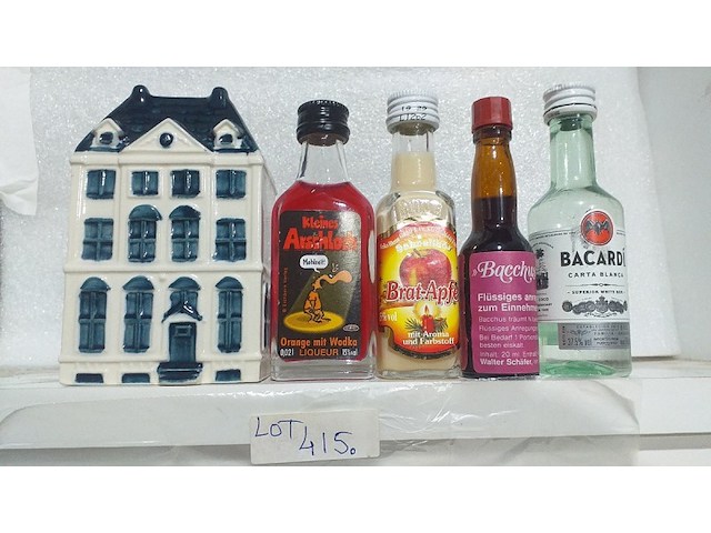 Unučići čokanji male flašice minibottle fraklić LOT.415
