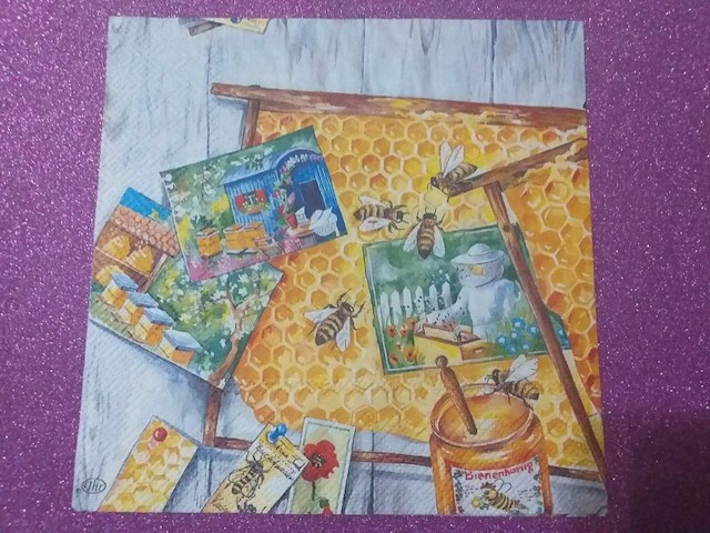 Salveta sa dve slike 33x 33