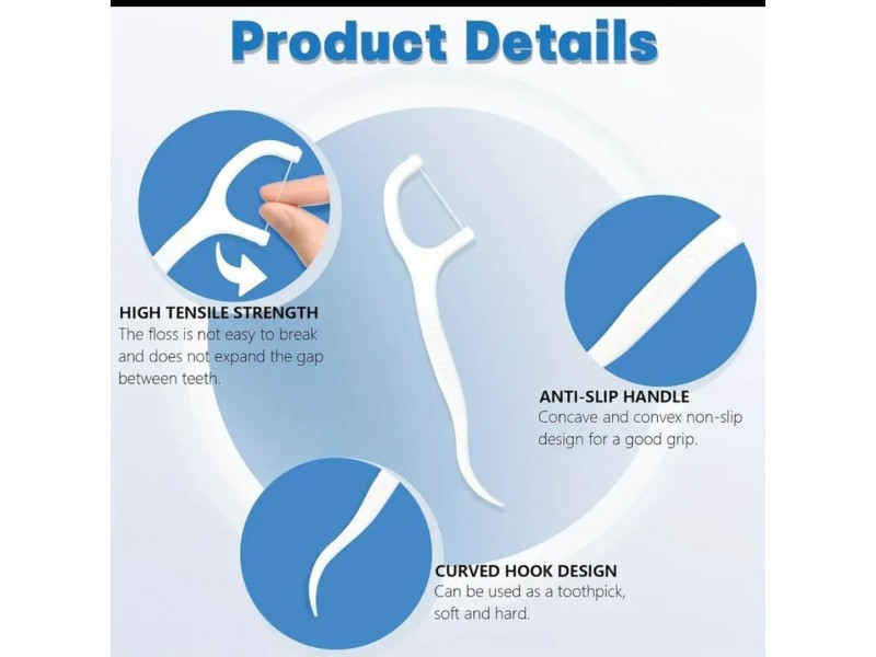 KONAC za čišćenje zuba 2u1, pakovanje 50 kom.