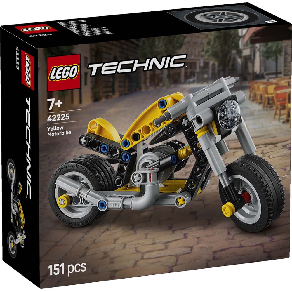 LEGO TECHNIC zuti motocikl