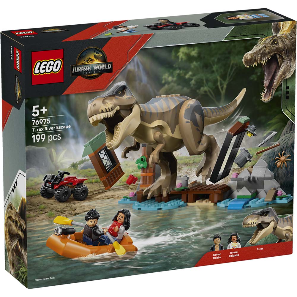 LEGO JURASSIC WORLD Bekstvo rekom od T-reksa