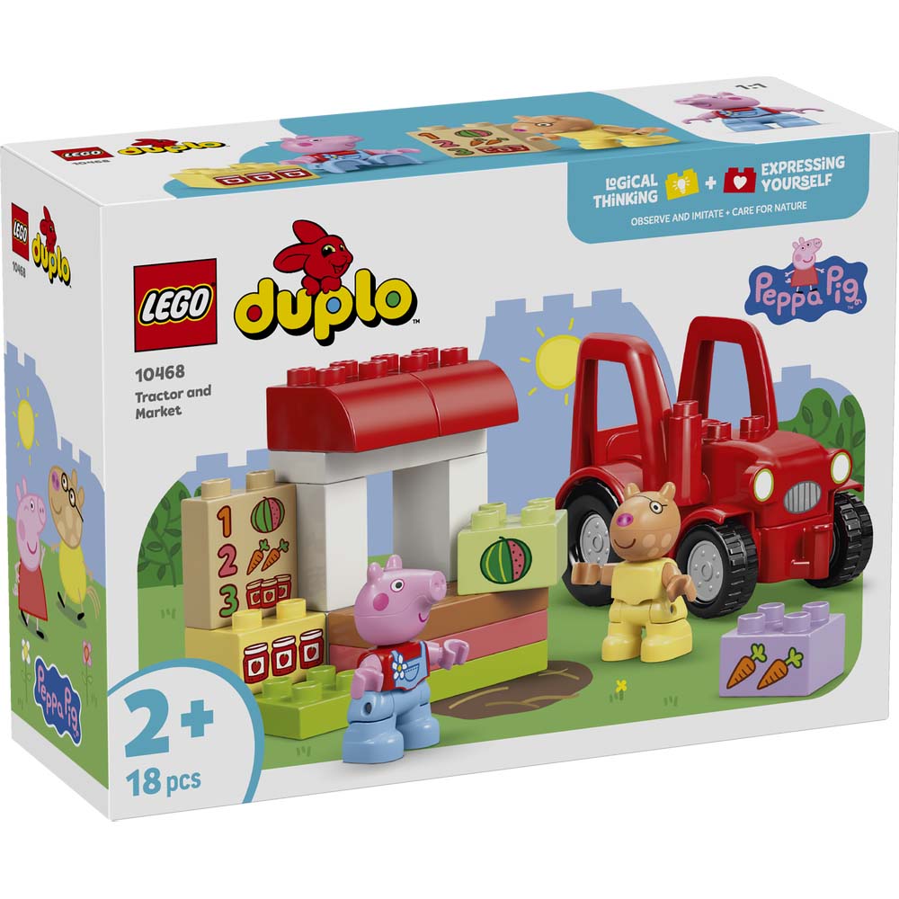 LEGO DUPLO Peppa Pig traktor i pijaca