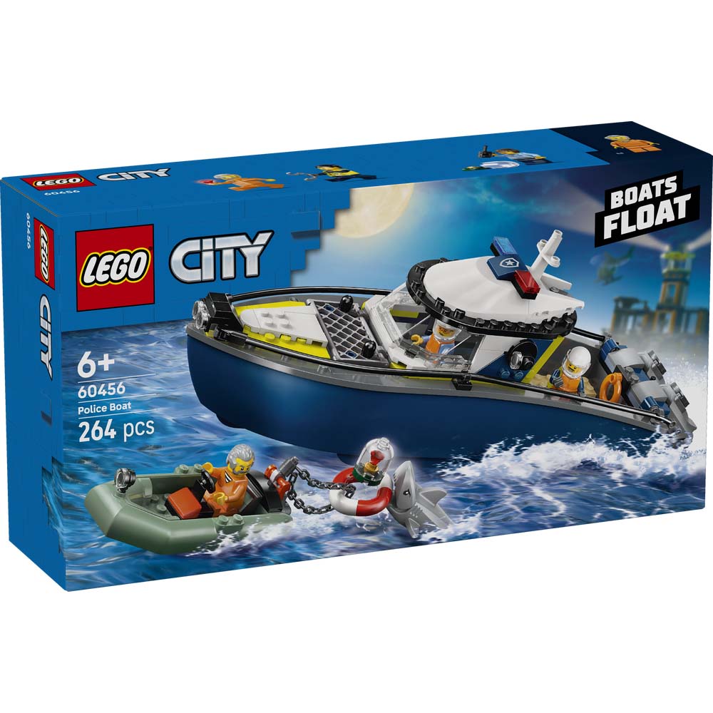 LEGO CITY Potera policijskim brodom - gliser