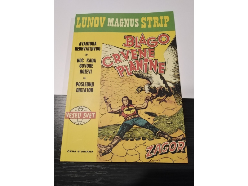 Sniženje -Zagor BLAGO CRVENE PLANINE-REPLIKA