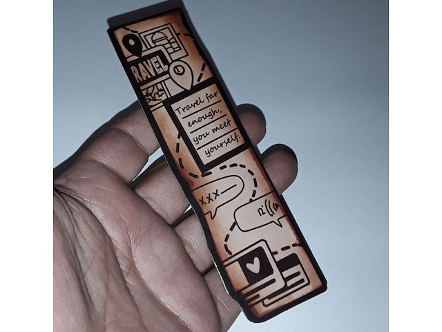 Obeleživač stranica, Bookmarker. 15 x 4 cm.