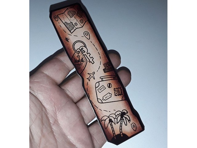 Obeleživač stranica, Bookmarker. 15 x 4 cm.