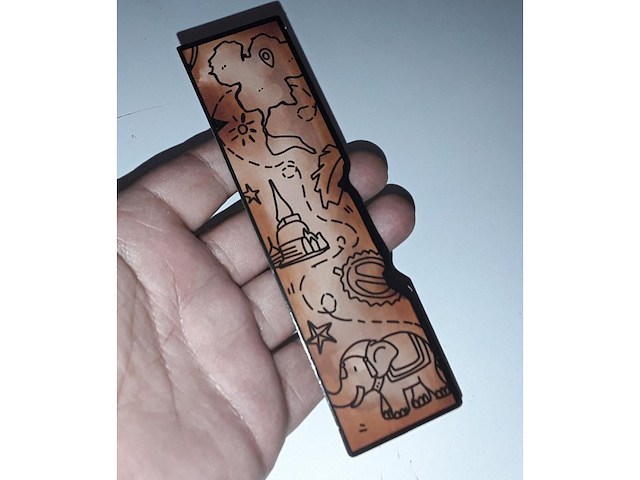 Obeleživač stranica, Bookmarker. 15 x 4 cm.