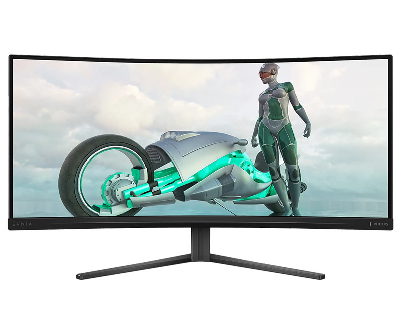 PHILIPS_ - 34 inča Evnia 34M2C3500L/00 UWQHD 3440x1440 Fast VA 180 Hz HDR10 zakrivljeni gaming monitor