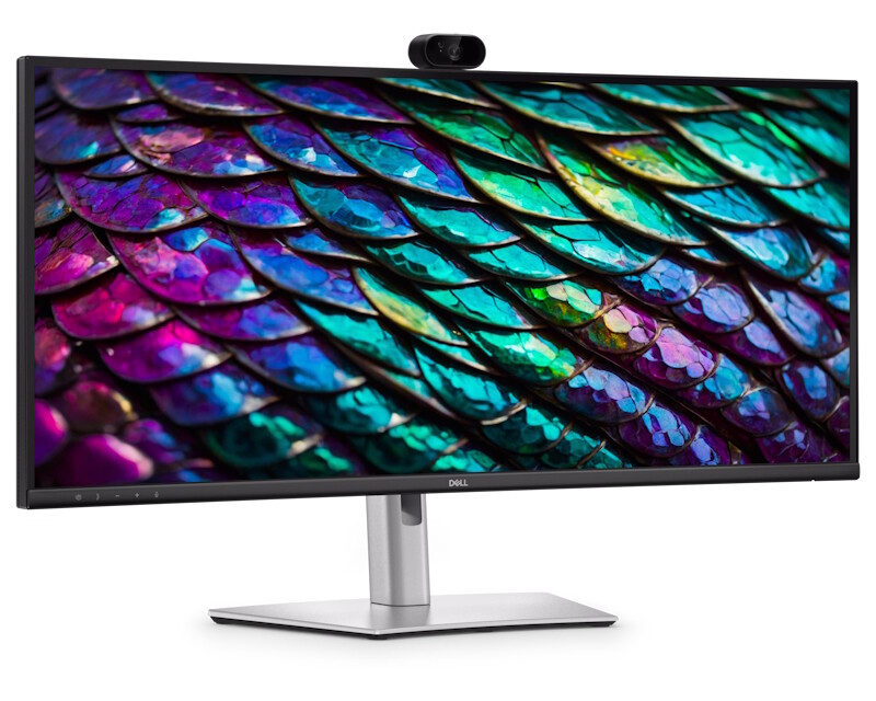 DELL - 34 inch P3426WEB WQHD 100Hz Video konferencijski USB-C zakrivljeni IPS monitor