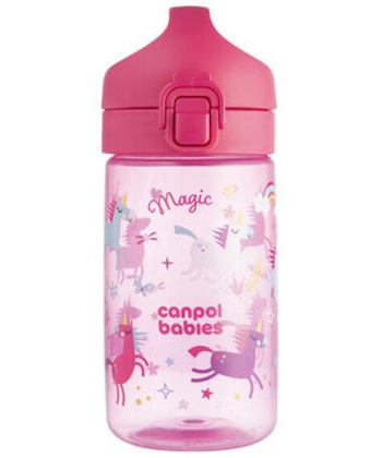 Canpol Babies sportska flašica za decu 400ml Junior Pink