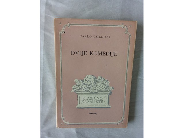 Dvije Komedije-Carlo Goldoni
