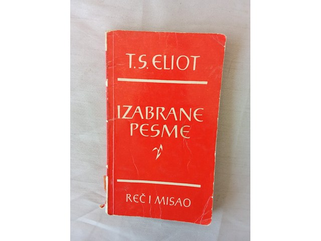 Izabrane Pesme-T.S.Eliot