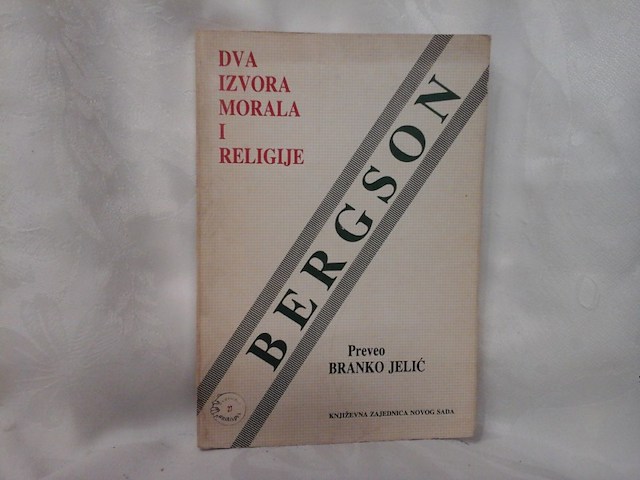 Dva izvora morala i religije Bergson