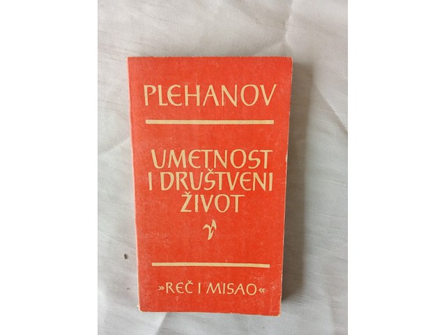 Umetnost I Društveni Život-Plehanov