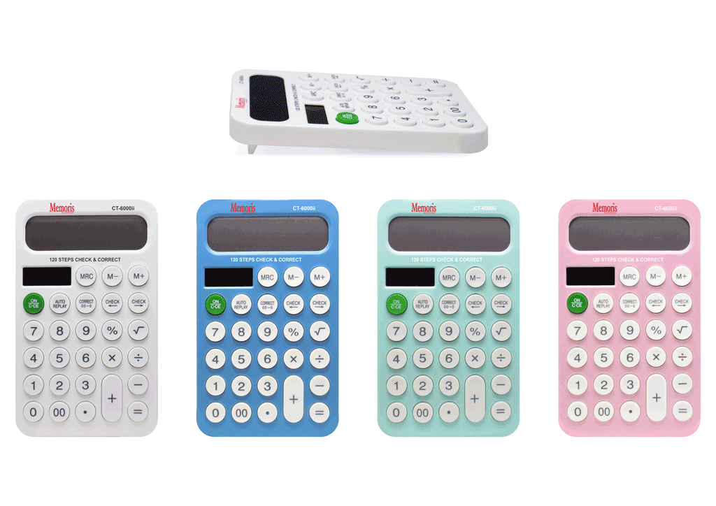 KALKULATOR MEMORIS OP23291 PASTEL CT-6000II WY *AK