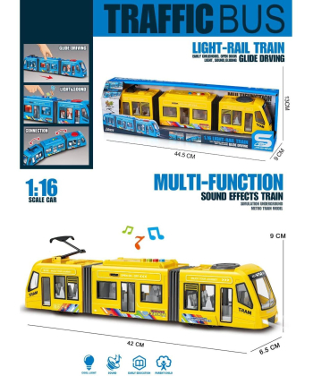 Merx putnički voz sa svetlom i zvukom igračka za decu A083094