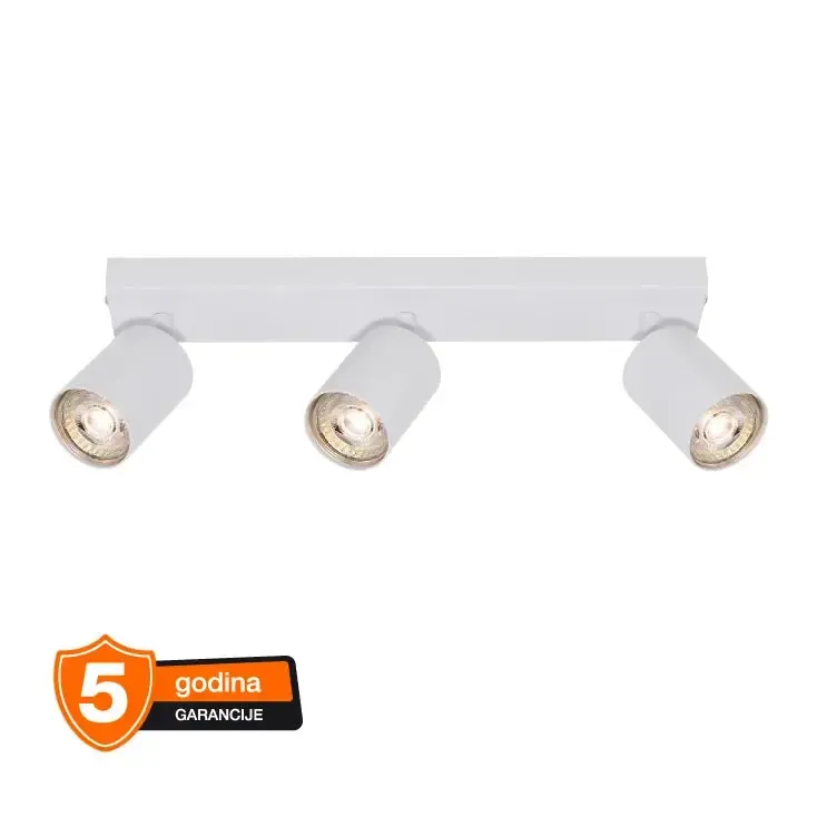 OSRAM Spot lampa 3 x GU10 — 6 W, IP20, bela