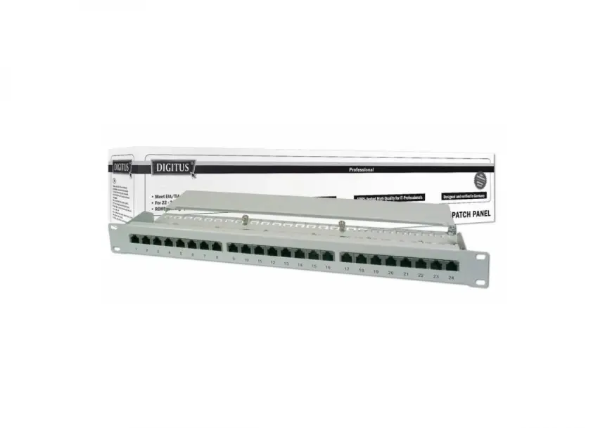 Patch panel 24P kat. 6 STP - Digitus