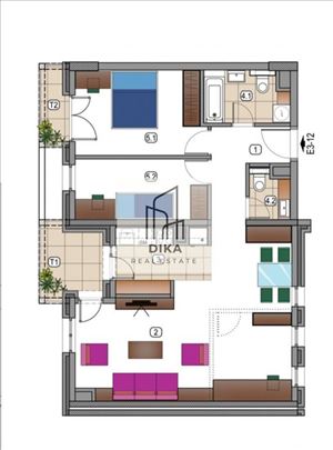 Luks stan u novogradnji, Blok 64, 3.0