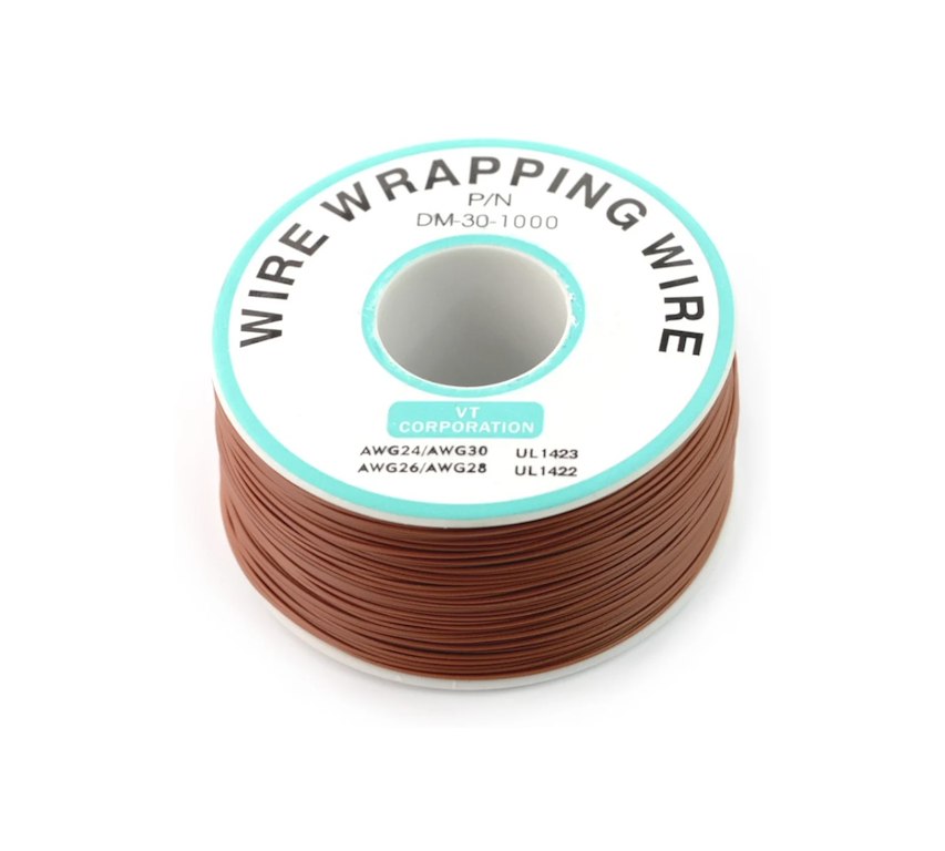 Žica za šemiranje AWG30 Braon 250m - DM-30-1000 Wire Wrapping