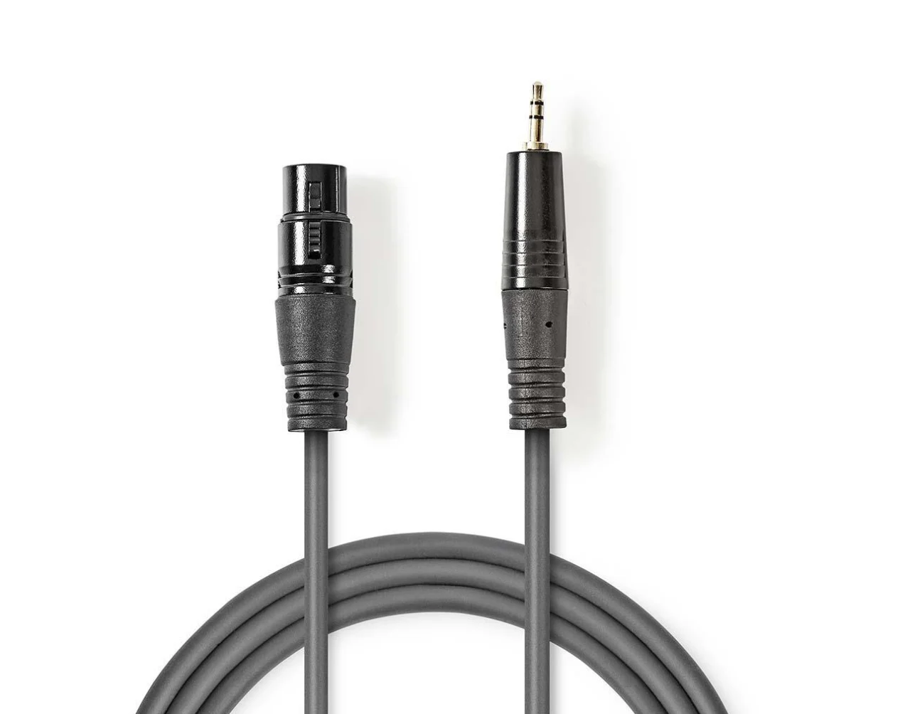 Audio kabl XLR ženski na 3.5mm muški - Balansirani - 1m