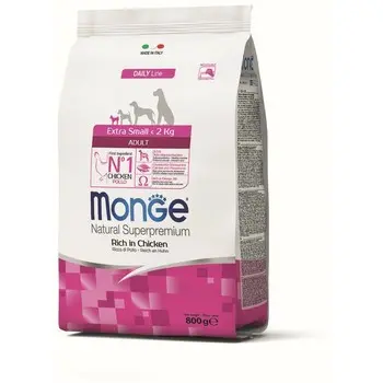 Monge Hrana za ekstra male rase, Piletina, 800g