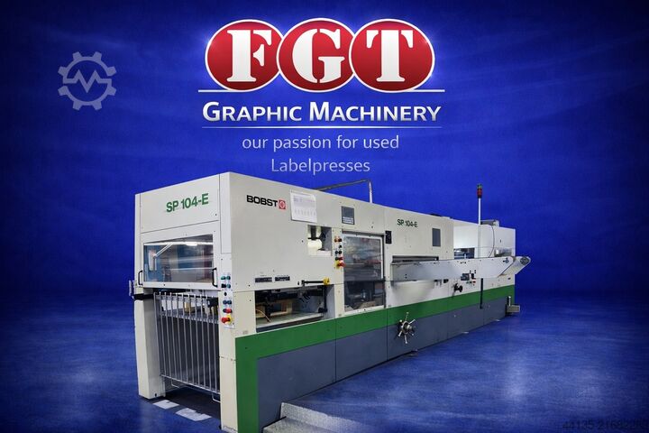 FGT Graphic Machinery - Mašina za štancovanje (DIE Cutter)
BOBST SP 104E