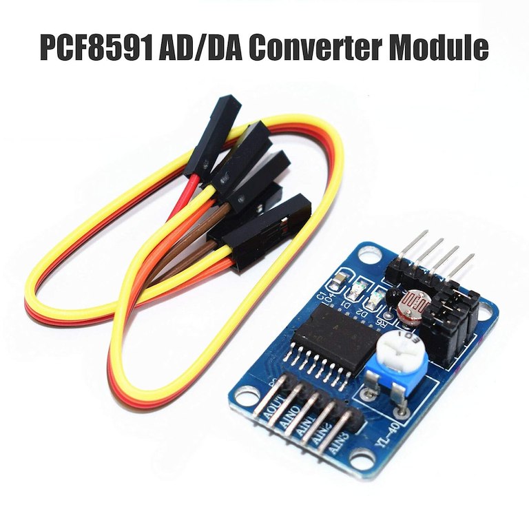 PCF8591 AD/DA Konvertor Modul - 8-bit Analogno Digitalni Pretvarač za Arduino i Raspberry Pi