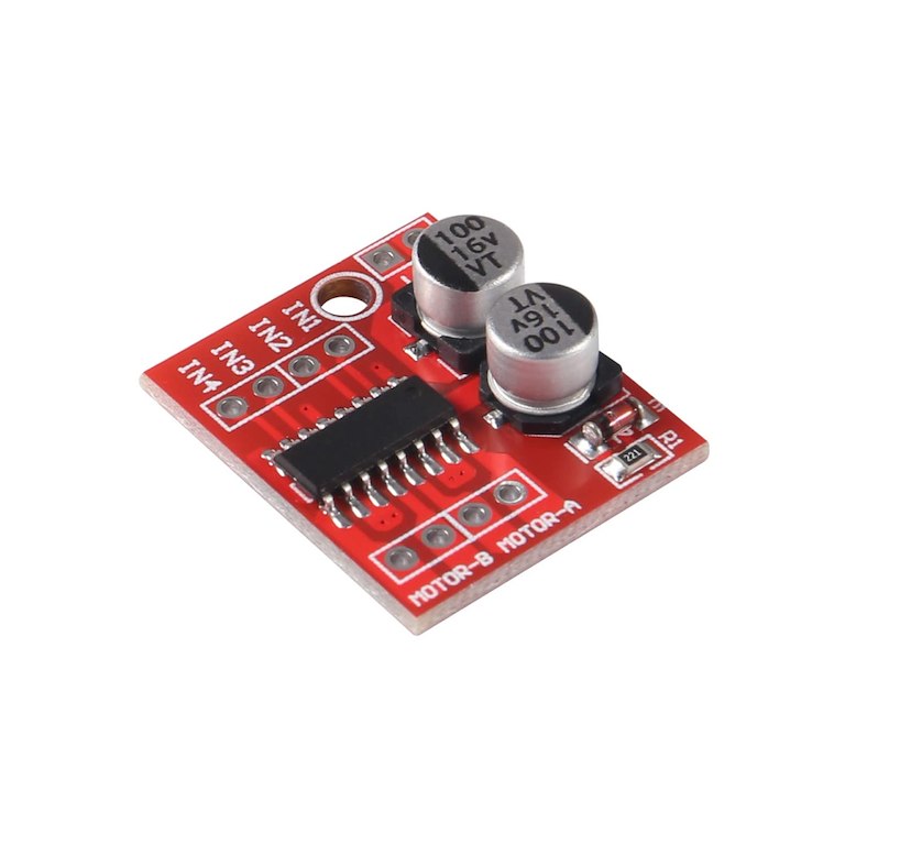 L298N MX1508 Mini Dual DC Motor Driver Modul 1.5A 2V-10V za Arduino PWM kontrola 2-kanala