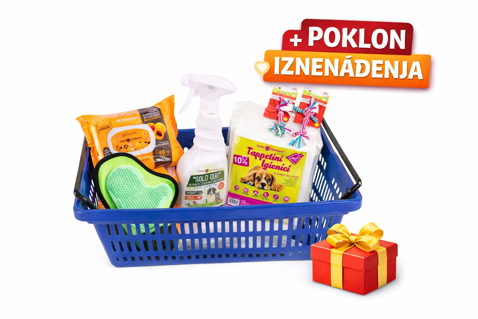 Farmcompany Paket za dobrodošlicu za štence, Osnovna nega i oprema, 5 proizvoda