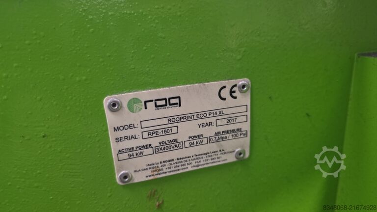 Mašina za sito štampu
ROQ ROQPRINT ECO P14 XL