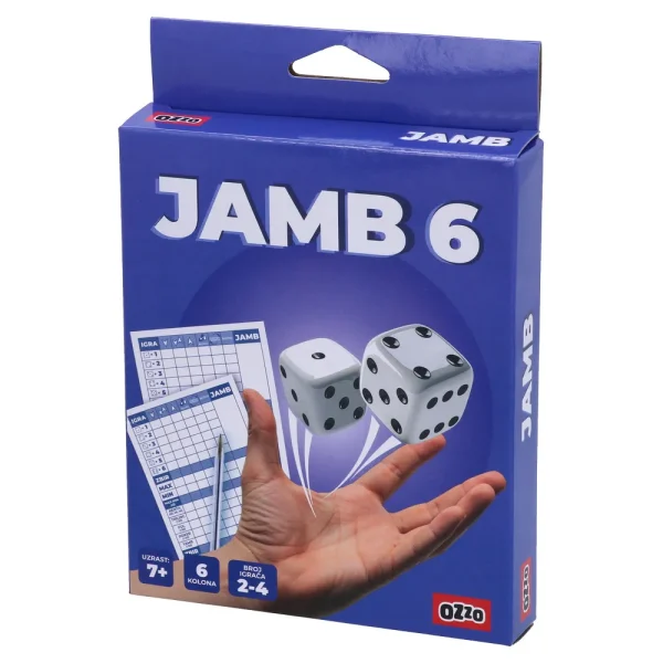 Yamb 6, društvena igra, jamb, 6 kolona