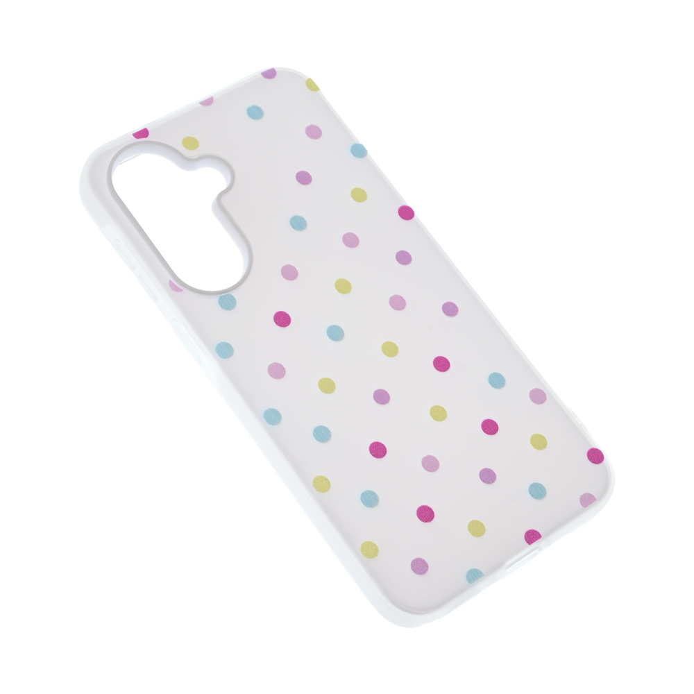 Zastitna maska (futrola) Dotty Pop - Samsung A376 Galaxy A37 bela
