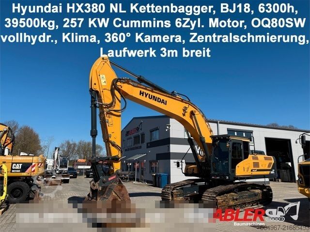 Lančani bager
HYUNDAI HX380 NL OQ80 ZS 360° TOP!
