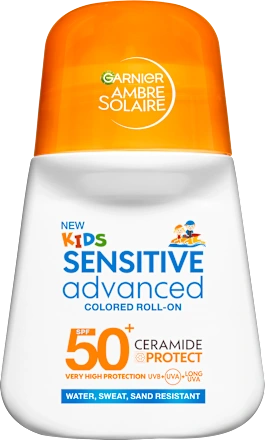 GARNIER
KIDS SENSITIVE advanced colored roll-on za zaštitu od sunca osetljive dečije kože, SPF50+, 50 ml