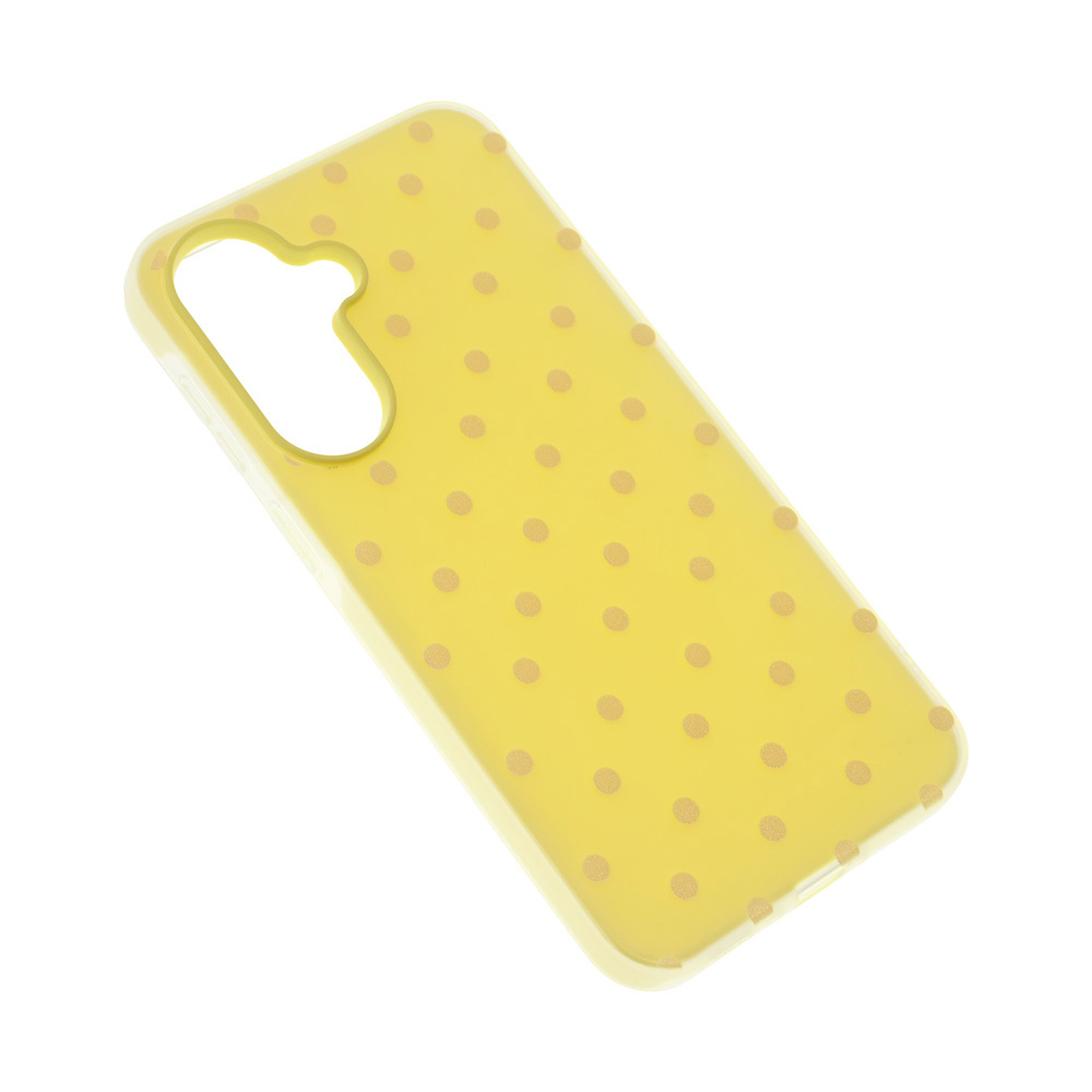 Zastitna maska (futrola) Dotty Pop - Samsung A576 Galaxy A57 zuta