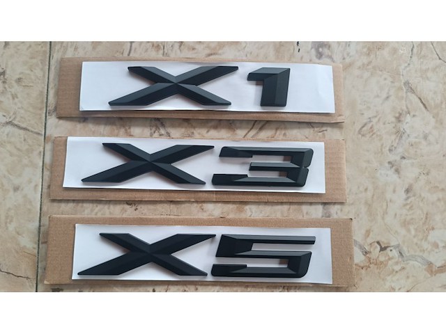 BMW X3 oznaka za gepek