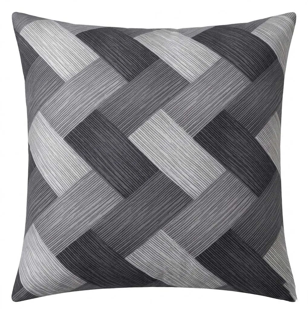 Pamučni dekorativni jastuk 50X50cm 1 komad TRICOT-BL