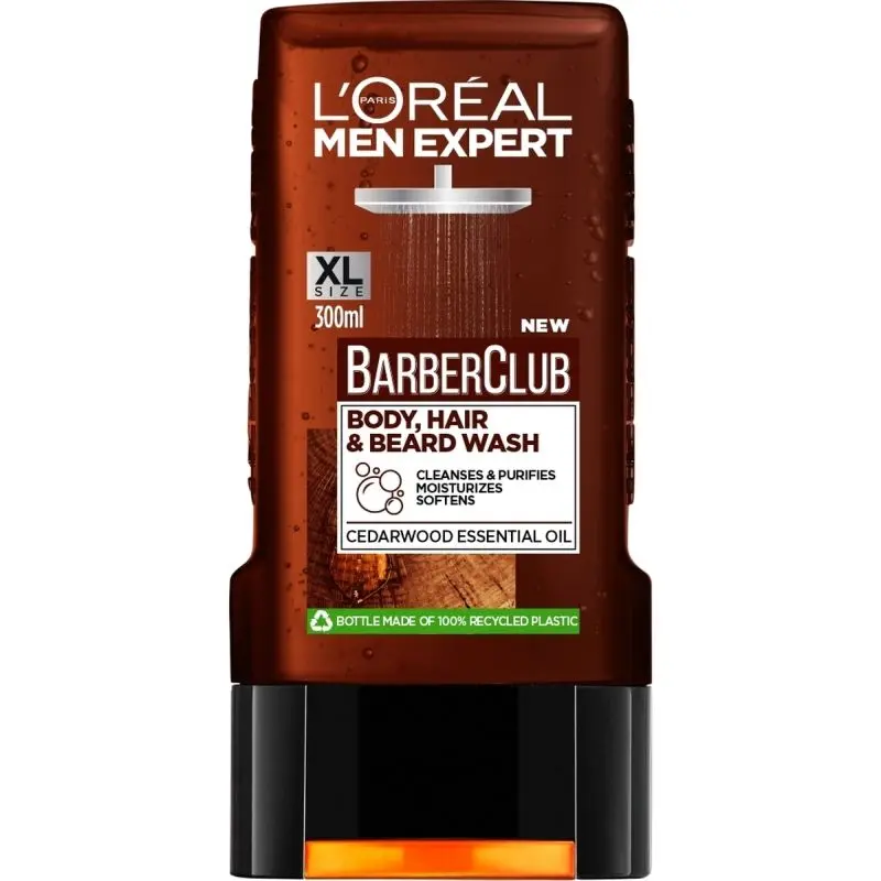 L'oreal Gel za tuširanje Men Expert Barber Club, 300ml
