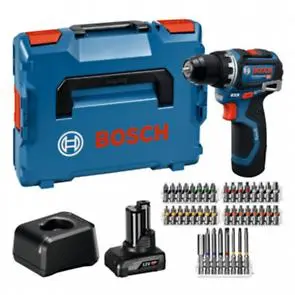 Bosch Akumulatorska bušilica-odvrtač PRO GSR 12V-32, 1x2.0Ah, 1x4.0Ah, L-BOXX, Pribor 06019N7005