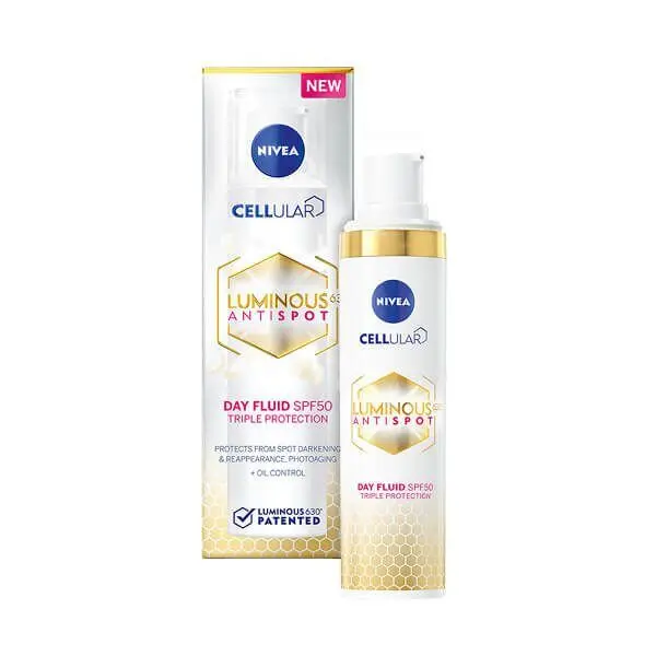 Nivea dnevni fluid protiv pigmentnih fleka, Cellular Luminous630, SPF 50, 40 ml
