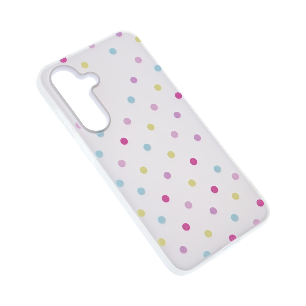 Zastitna maska (futrola) Dotty Pop - Samsung S731B Galaxy S25 Fe bela