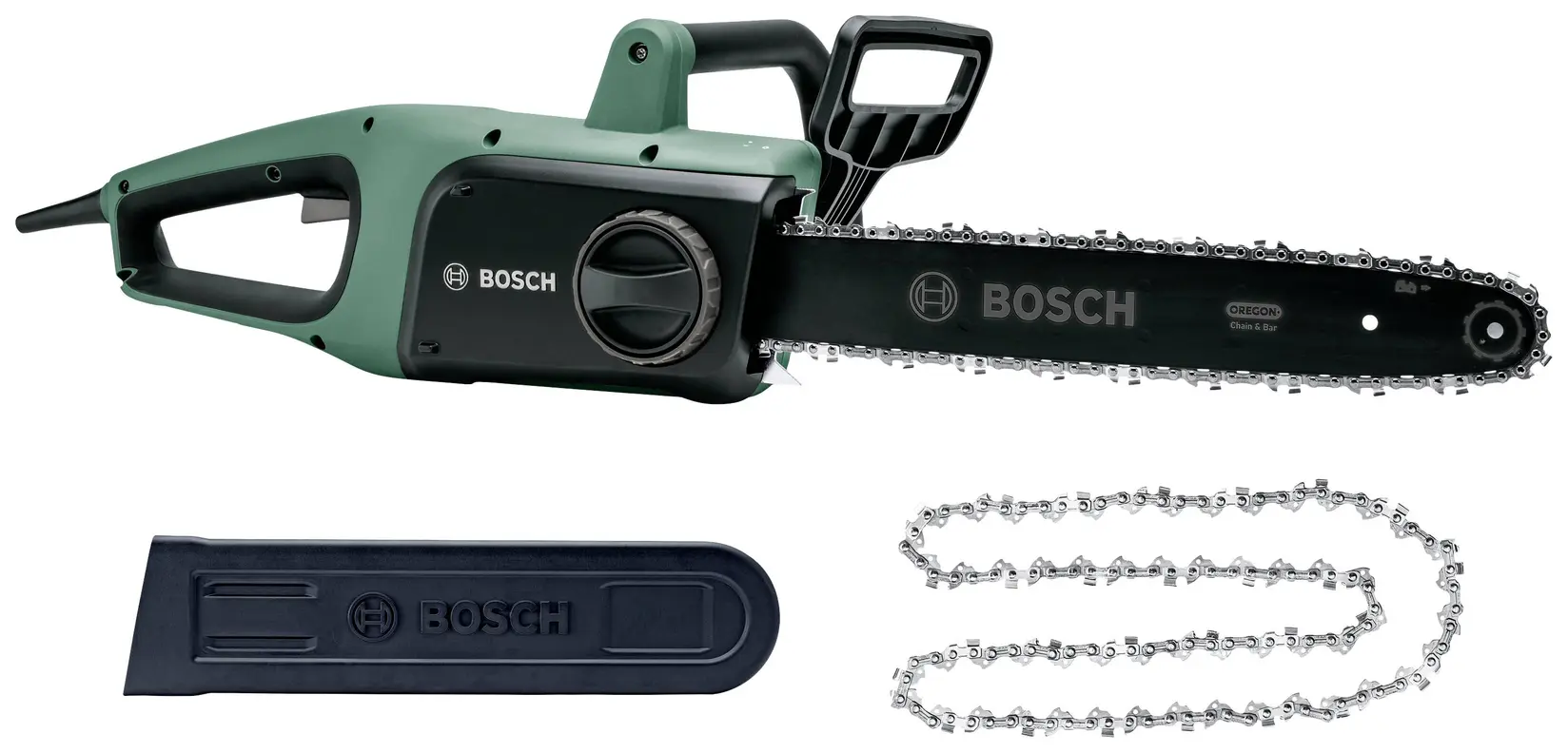 BOSCH Električna lančana testera UniversalChain 35 + 2 lanca 06008B8304