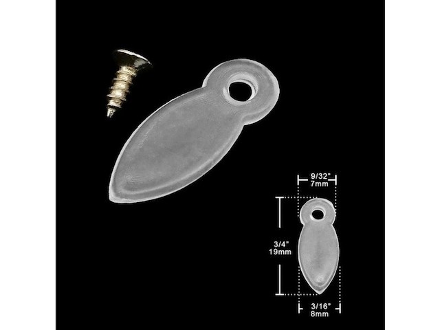 Držači poleđine rama (providan, 6 kom.)