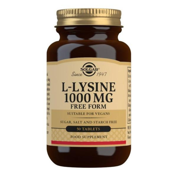 Solgar L-Lizin 1000mg 50 tableta