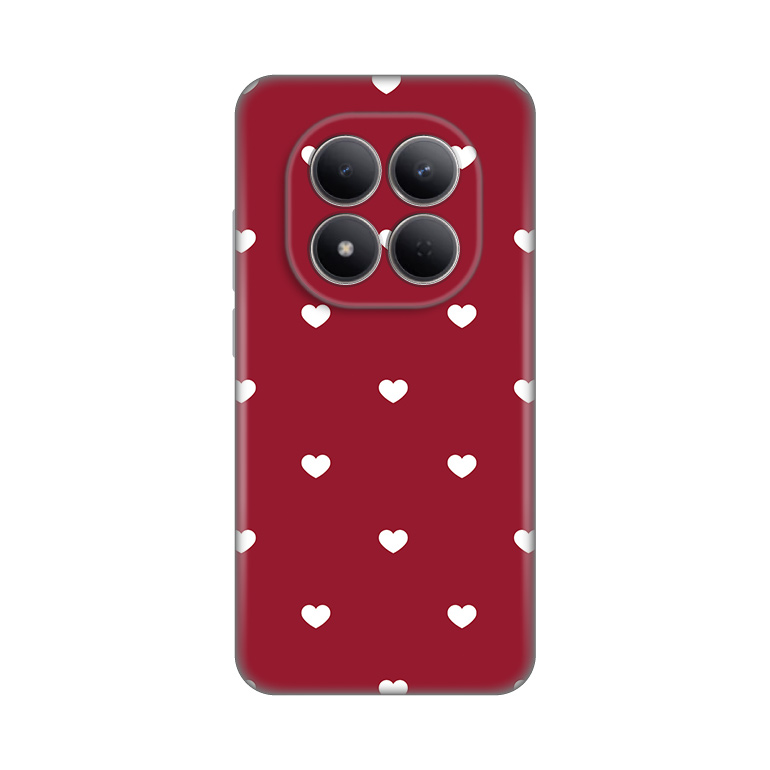 Zastitna ultra tanka (skin) maska / futrola PRINT - Xiaomi Redmi Note 15 Pro 5G Burgundy Hearts