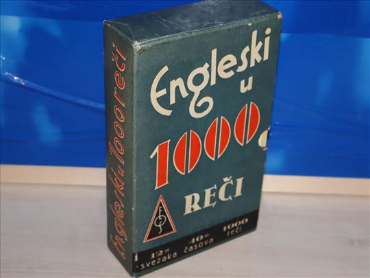 Engleski u 1000 reči 12 svezaka + rečnik u kutiji