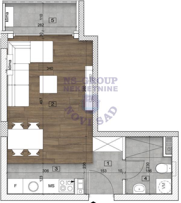 Jednosoban stan na prodaju, 30m2, 90.800€