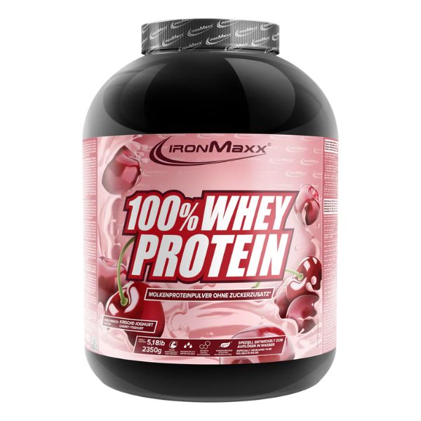IronMaxx® 100% Whey Protein 2350g Cherry Yoghurt